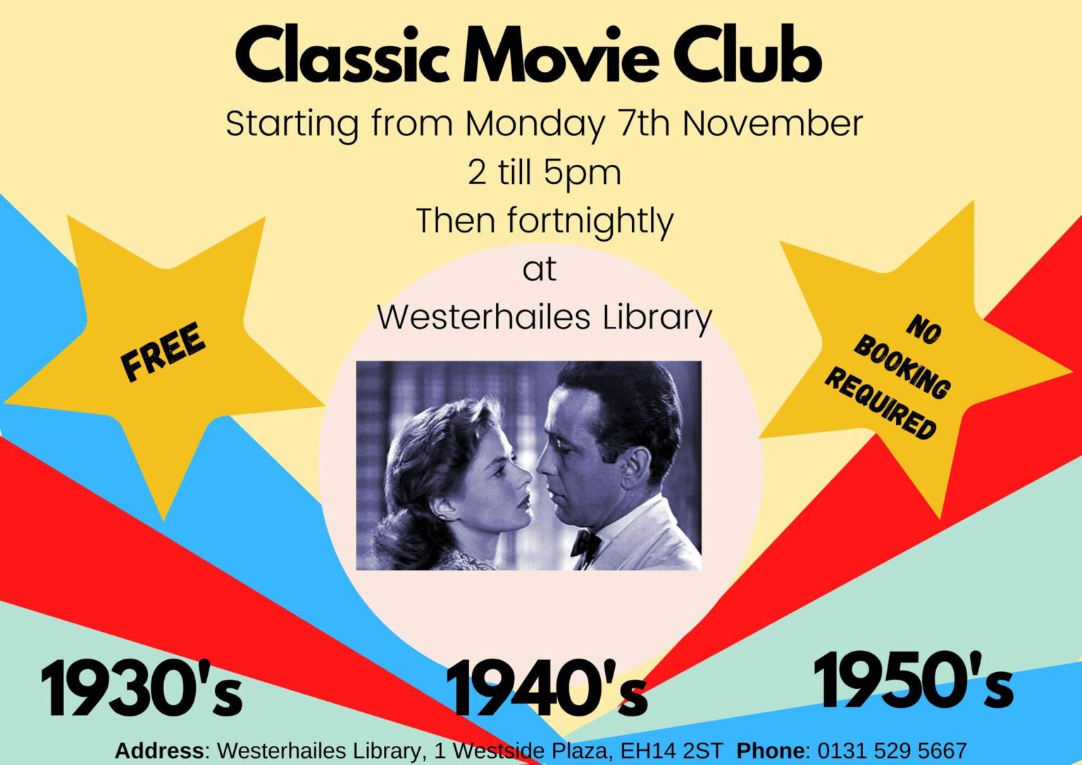 Wester Hailes Library Classic Movie Club - Digital Sentinel